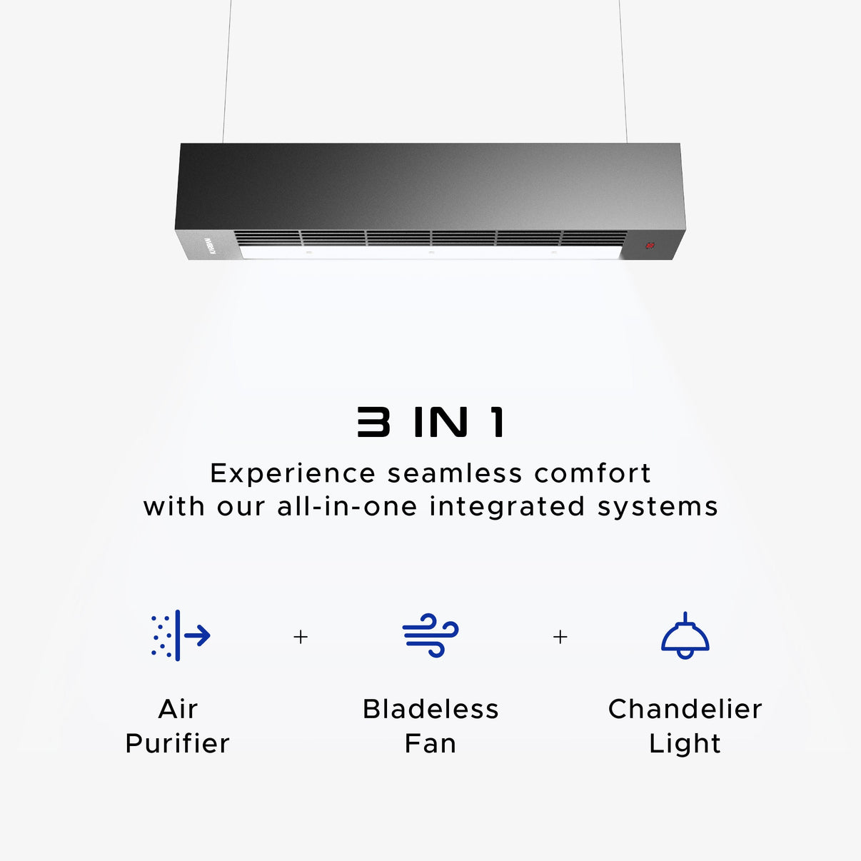 Buy Bladeless Fan For Compact & Low Ceiling Spaces| Karban Airzone Lite