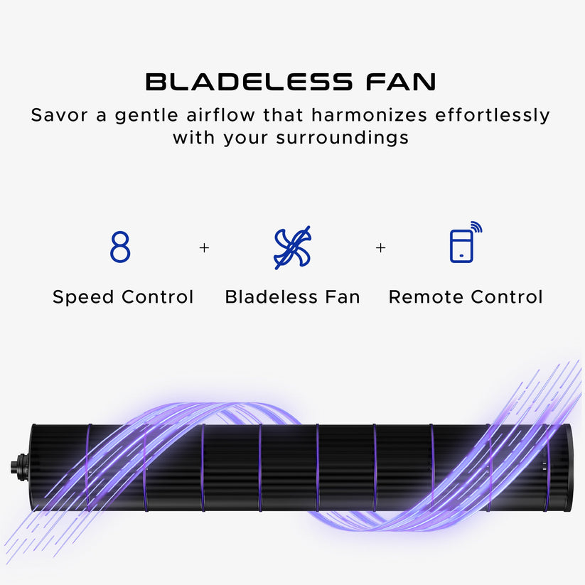 Buy Bladeless Fan For Compact & Low Ceiling Spaces| Karban Airzone Lite